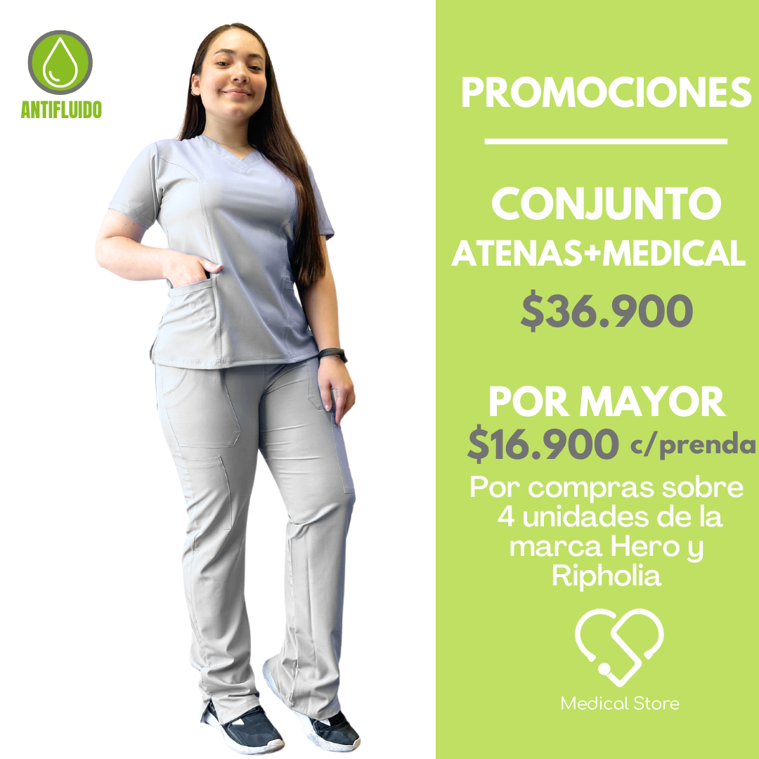 CONJUNTO GRIS PERLA HERO (ATENAS + MEDICAL) | Medical Store SpA